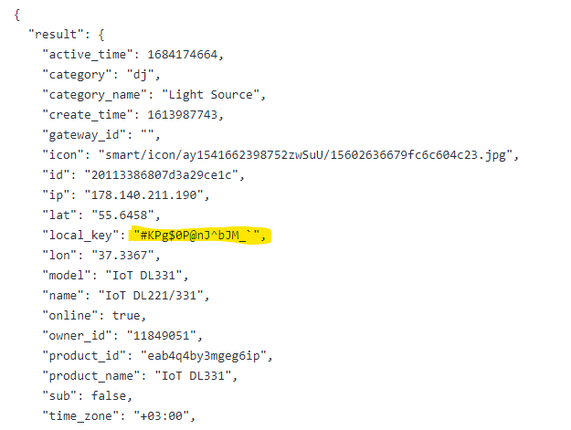 new type of localkey · Issue #1390 · rospogrigio/localtuya · GitHub