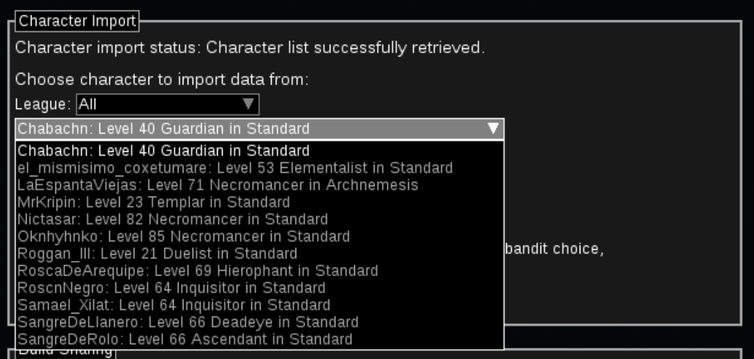 Can't import my account to PoB "Account profile is private" · Issue ...