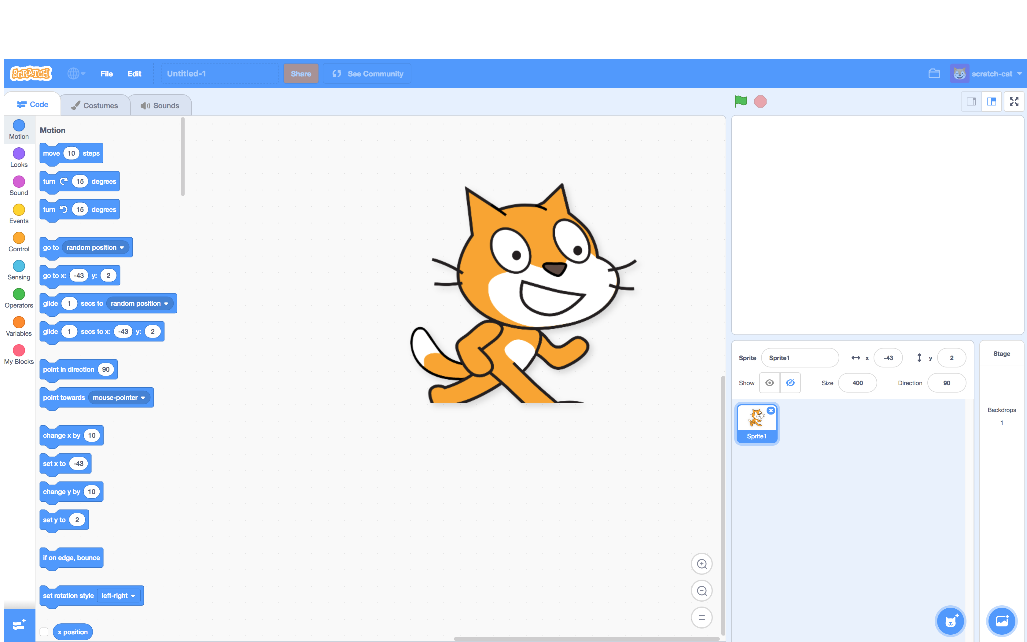 Dragging a large sprite out of the stage causes cropping · Issue #1806 · scratchfoundation ...