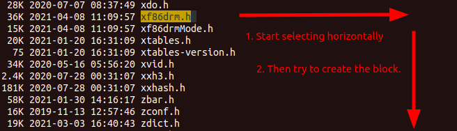 Tmux Rectangle Copy Mode Via Keyboard Broken For Eol Selection On Short Lines · Issue 2709