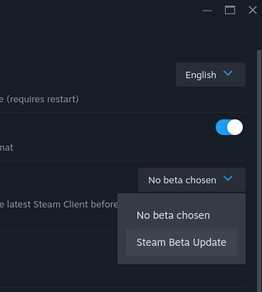 Steam Client - unable to click options in certian menus · Issue #10162 ...