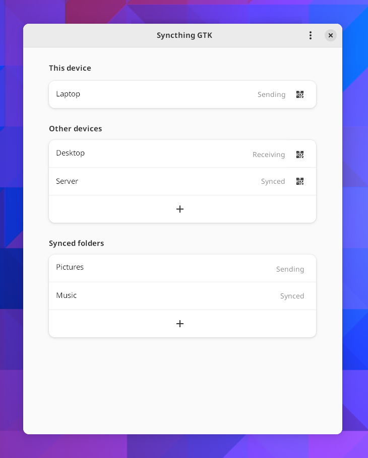 Simplify the interface · Issue #32 · syncthing-gtk/syncthing-gtk · GitHub Simplify the interface · Issue #32 · syncthing-gtk/syncthing-gtk · GitHub