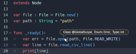 Add return type hint popup when mouse hover on expression · Issue ...
