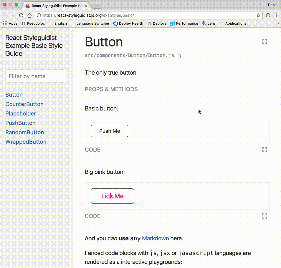 Navigation is broken · Issue #663 · styleguidist/react-styleguidist ...