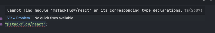 vscode import error "Cannot find module" · Issue #2 · daangn/stackflow-example-nextjs · GitHub