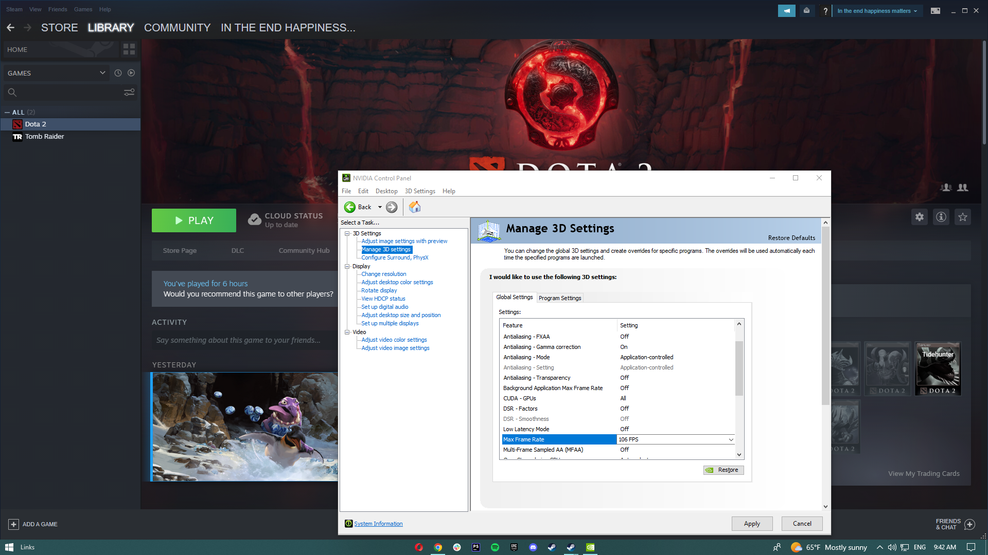 FPS limit is not working · Issue #4820 · ValveSoftware/Dota2-Gameplay · GitHub