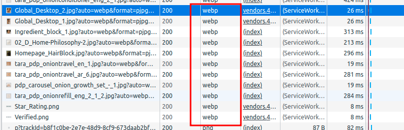Lighthouse not detecting webp version of images and gzip compression · Issue #14245 ...