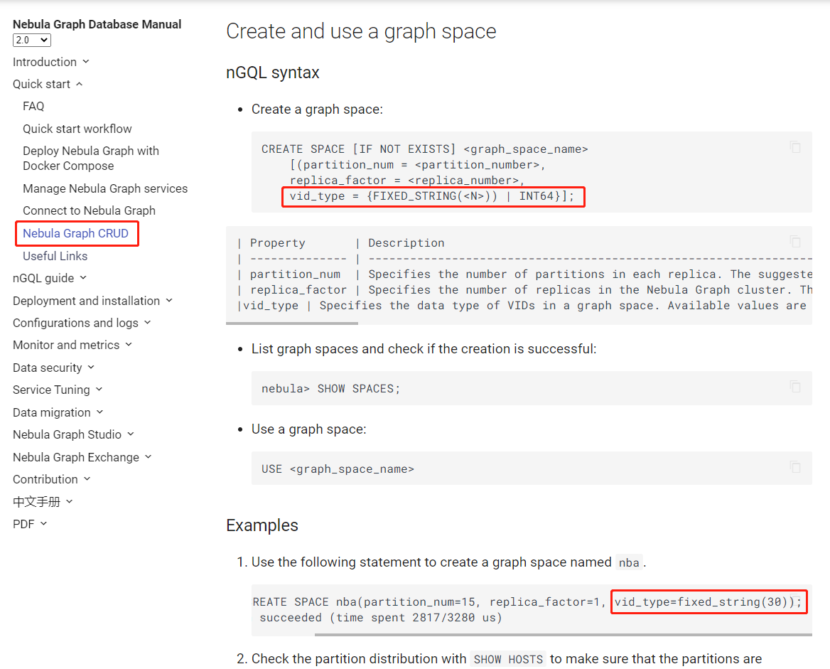 document "Nebula Graph CRUD" is wrong? · Issue #2470 · vesoft-inc/nebula · GitHub