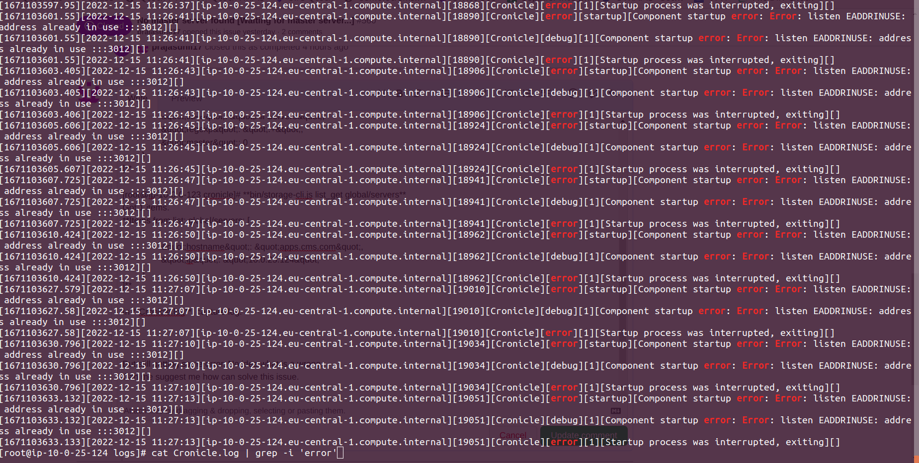 No master server found [Waiting for master server...] · Issue #561 · jhuckaby/Cronicle · GitHub