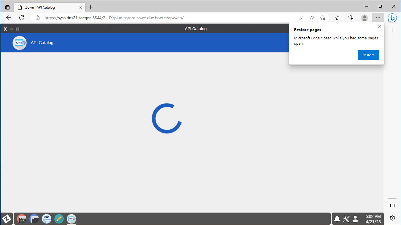 Eureka impossible to connect but ZLUX OK · Issue #2820 · zowe/api-layer · GitHub