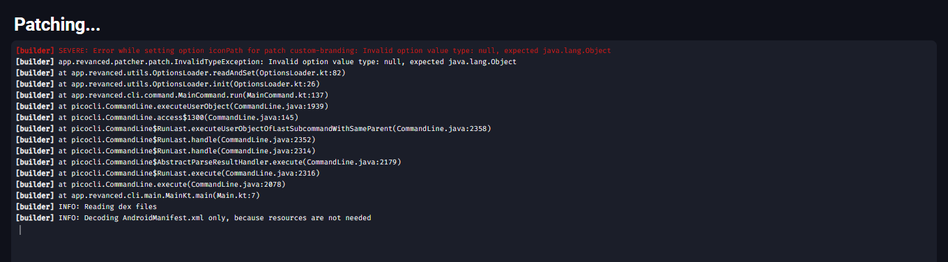 bug: iconPath option for custom-branding don't work · Issue #1847 · ReVanced/revanced-patches ...