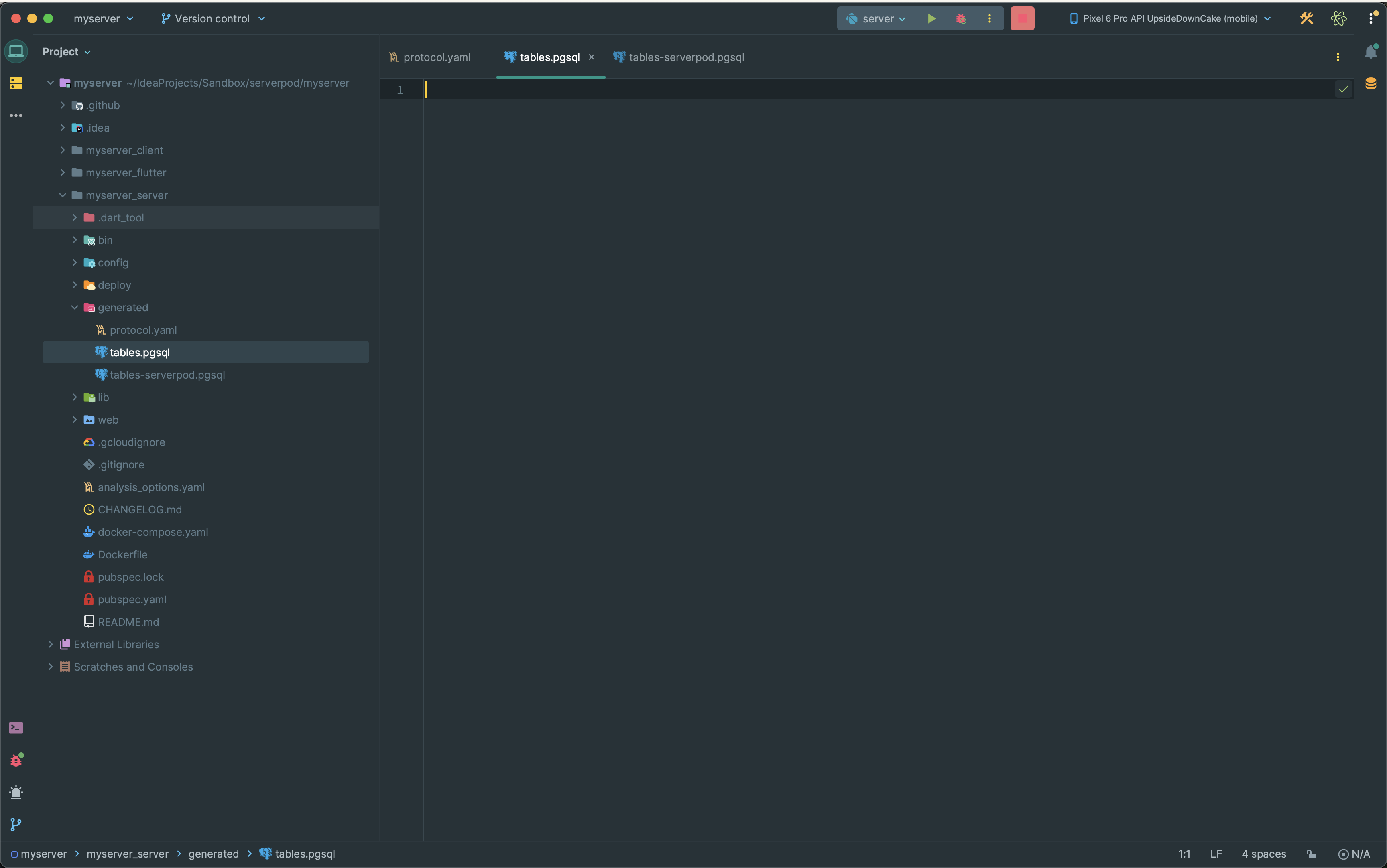 Newly Created Project Has Empty Tables Pgsql File · Issue 861 · Serverpod Serverpod · Github