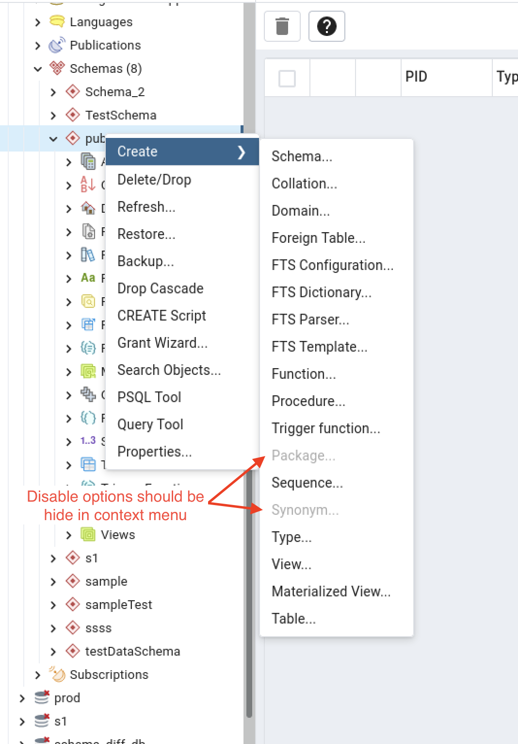 Rewrite menus to remove Bootstrap/jQuery · Issue #5615 · pgadmin-org/pgadmin4 · GitHub