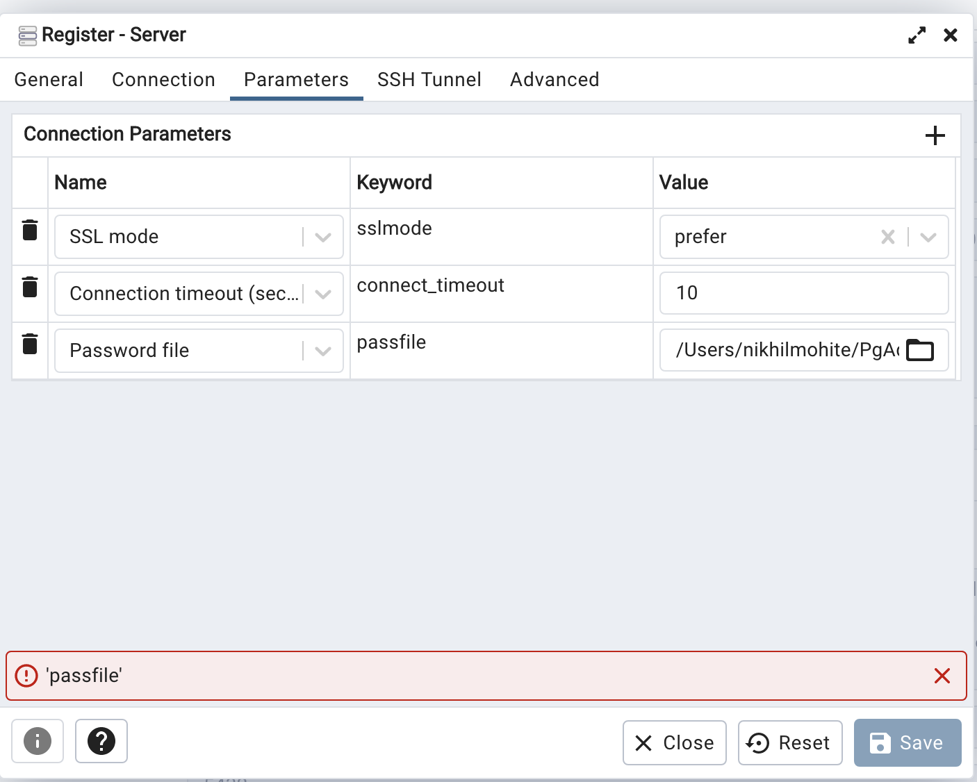 Include suport to set custom connection options (RM #6961) · Issue ...