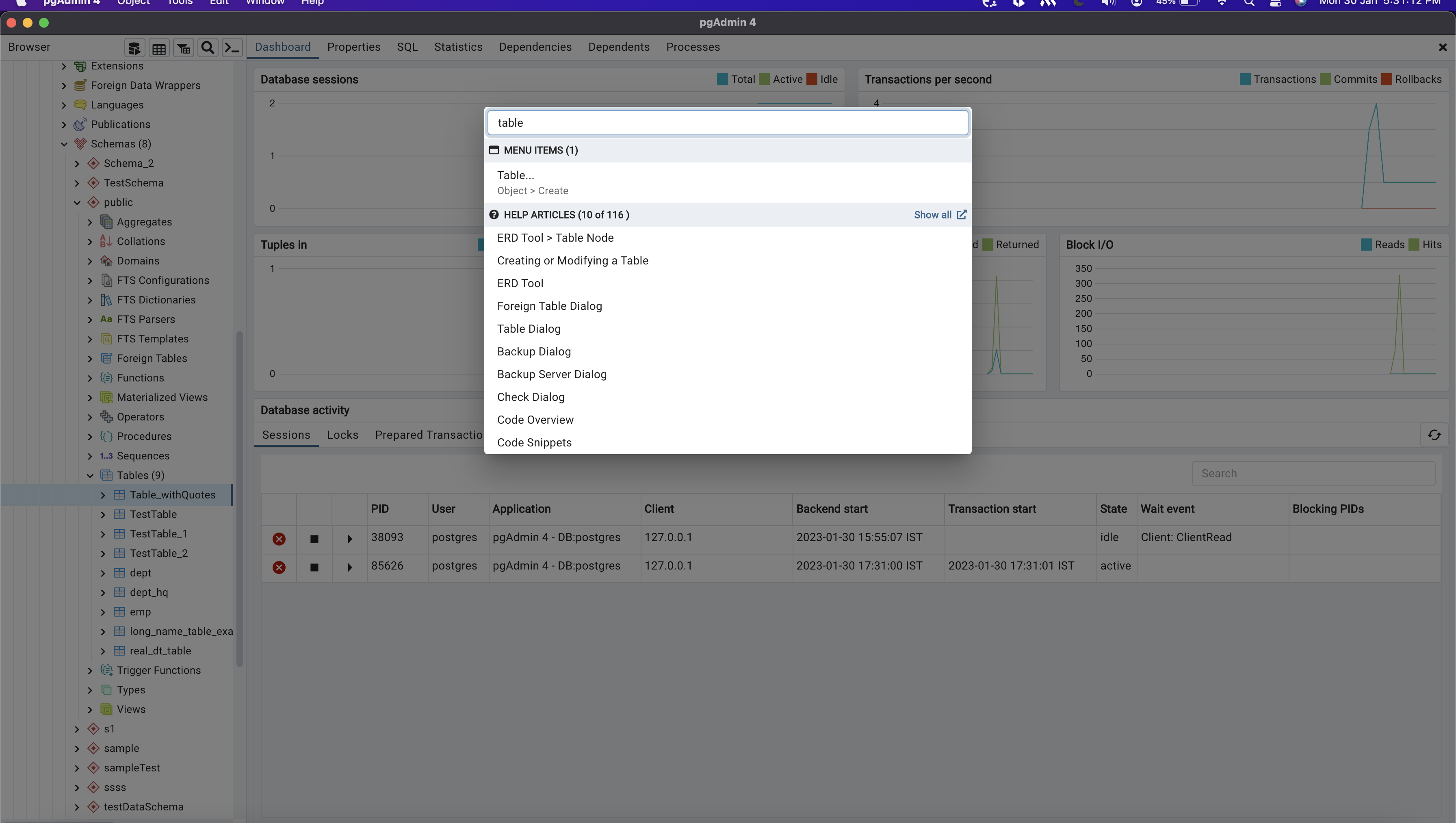 Quick Search Issue · Issue 5796 · Pgadmin Orgpgadmin4 · Github