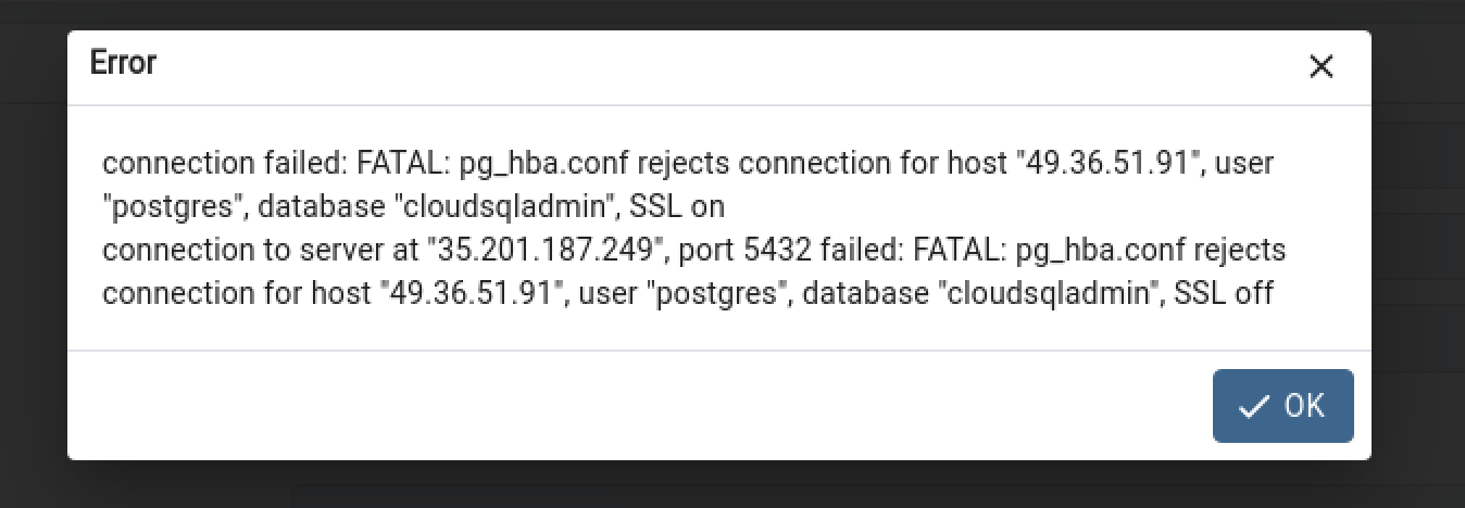 Support PostgreSQL deployment on google cloud from pgAdmin. · Issue #5750 · pgadmin-org/pgadmin4 ...