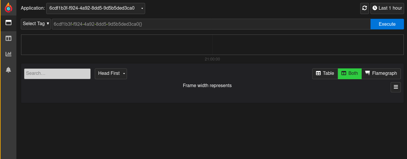 Show a message when there's no data available · Issue #483 · grafana/pyroscope · GitHub