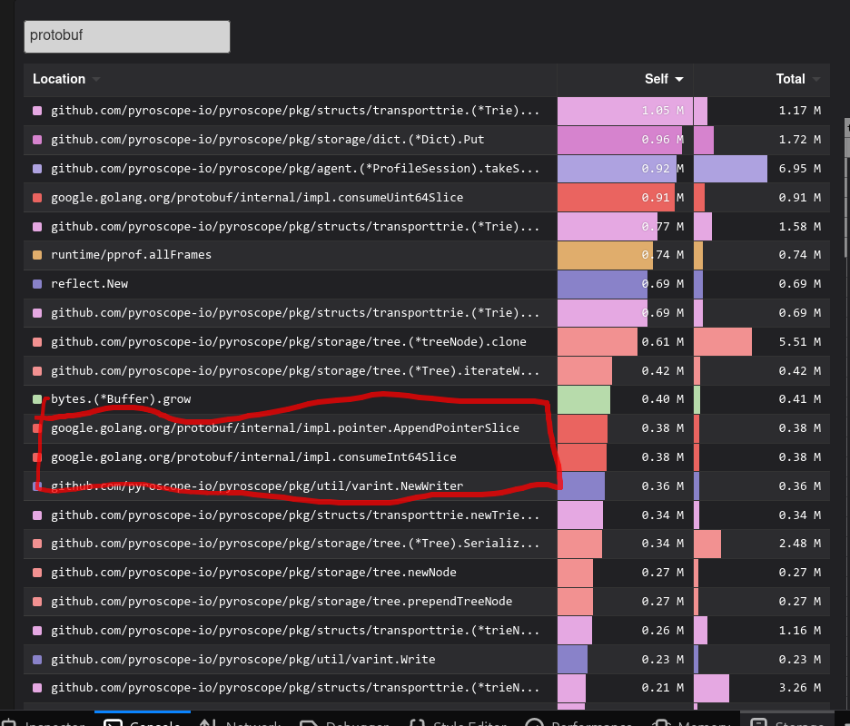 Apply fuzzy match to table highlight · Issue #748 · grafana/pyroscope · GitHub