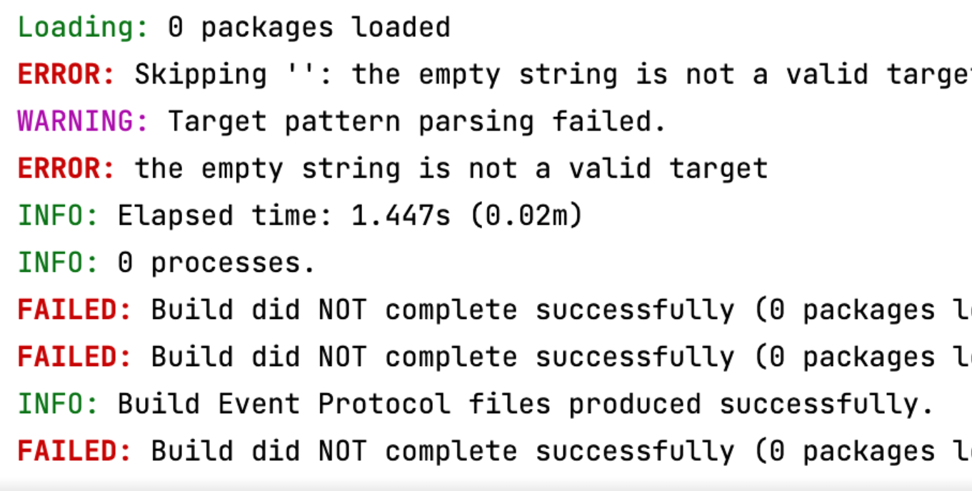 Failed To Build Android Apk Target Due To Empty Option String · Issue