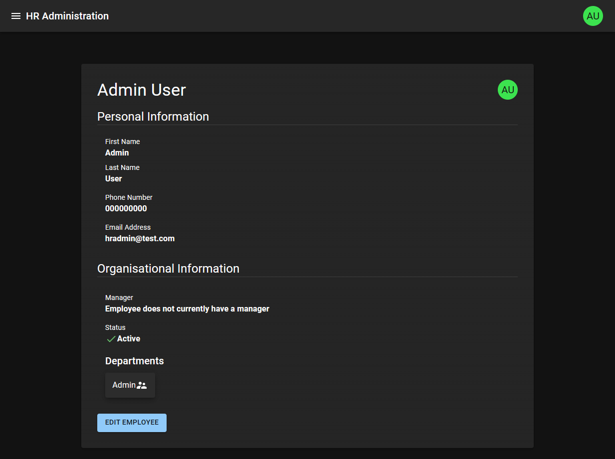 GitHub - Reuel-T/HR-Admin-Project: A Fullstack application consisting of a React Frontend, C# ...