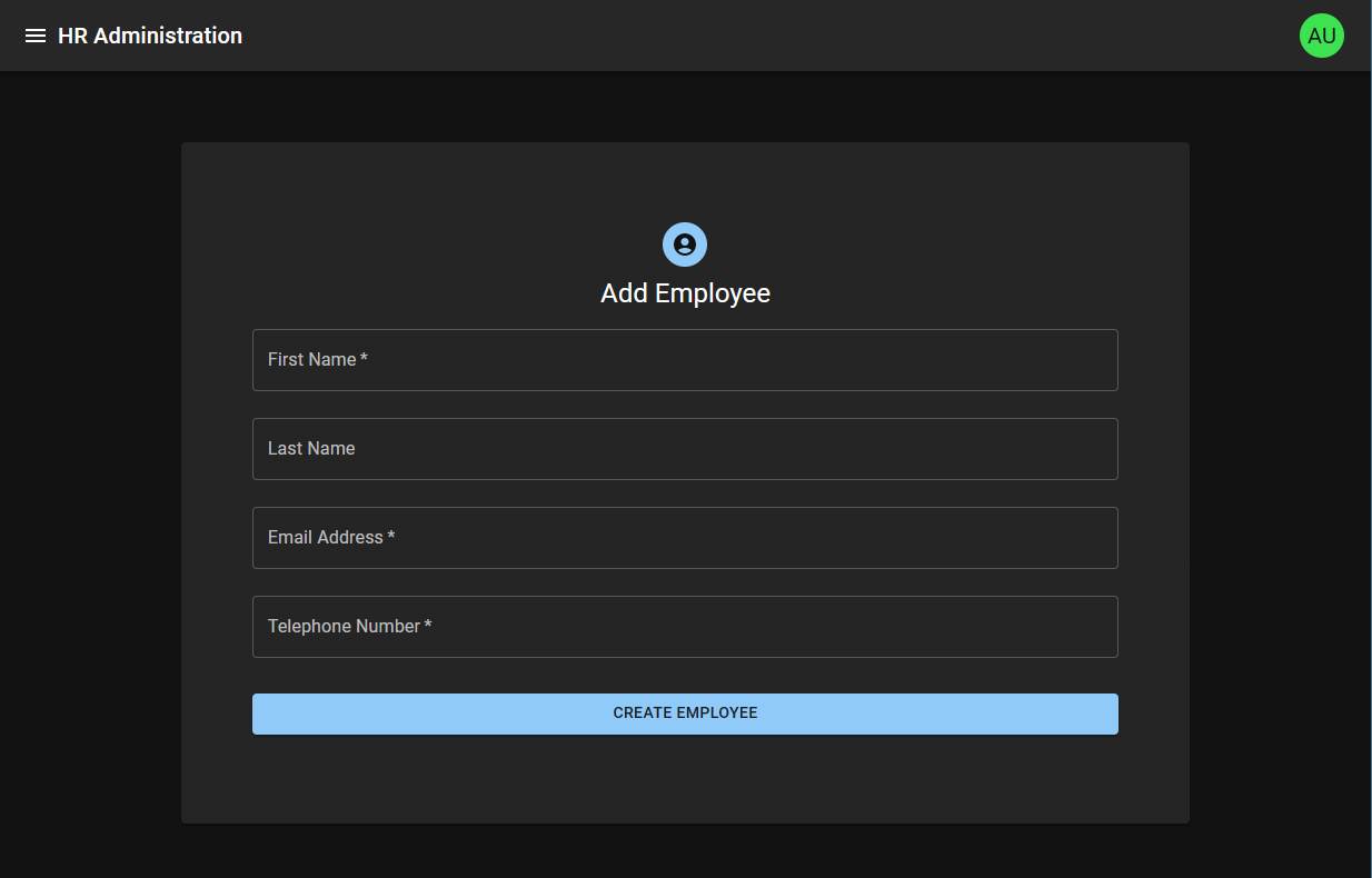 GitHub - Reuel-T/HR-Admin-Project: A Fullstack application consisting of a React Frontend, C# ...