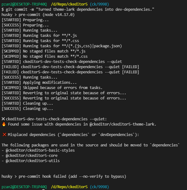 Packages incorrectly marked as dependencies instead of devDependencies · Issue #10144 · ckeditor ...