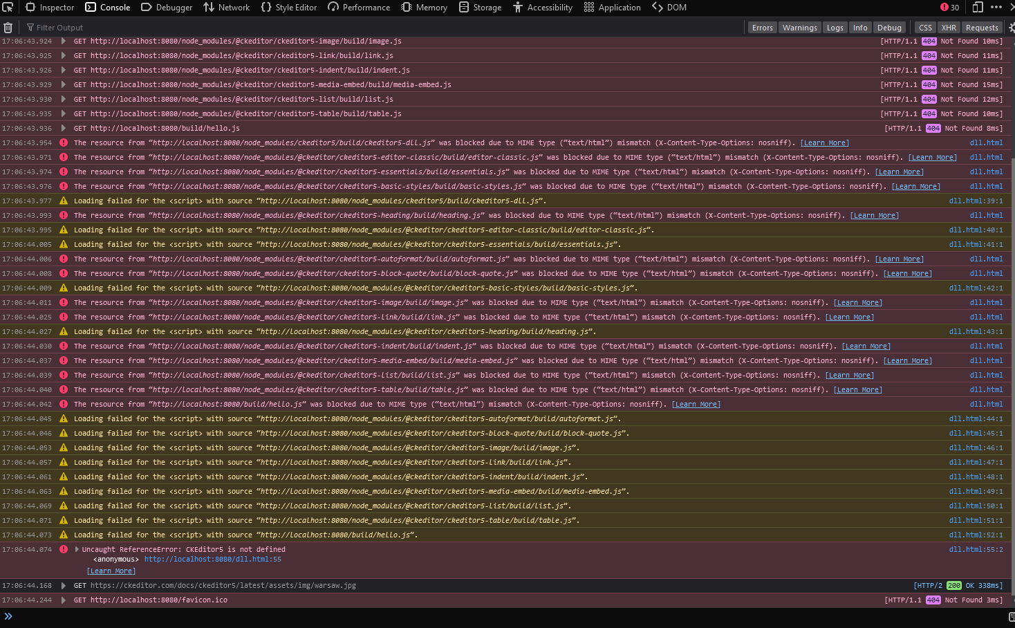 DLL Sample on generated package does not work · Issue #25 · ckeditor/ckeditor5-package-generator ...