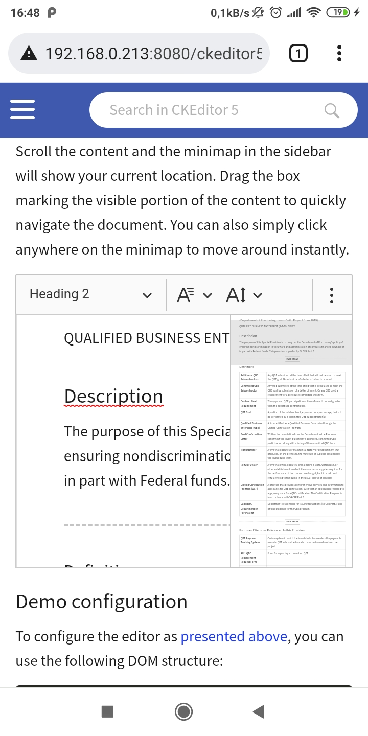 [Android] Editor with minimap container height is 0 when there is little vertical space · Issue ...