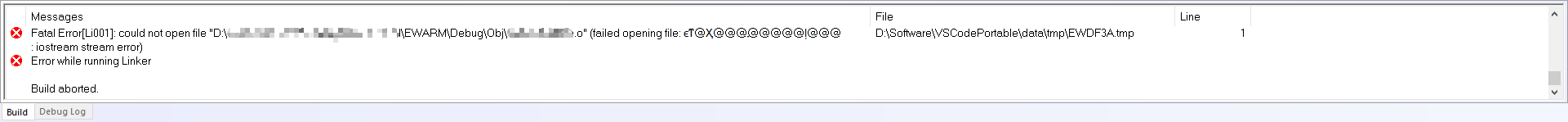 Link error when change project option and build in IAR IDE · Issue #103 · iar-vsc/iar-vsc · GitHub