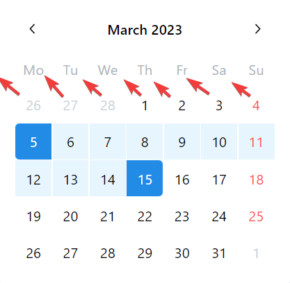 Datepicker shows misaligned weekdays (Mo, Tu, We, Th, Fr, Sa, Su) [v6] · Issue #3686 ...