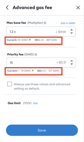 Reduce EIP-1559 v2 gas fee refresh animation · Issue #12976 · MetaMask/metamask-extension · GitHub
