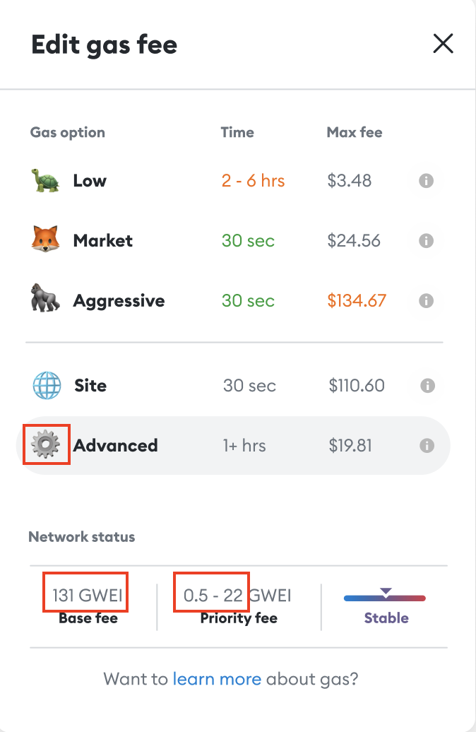 EIP-1559 V2: Small UI Tweaks · Issue #13143 · MetaMask/metamask-extension · GitHub