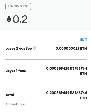 Re-add ability to edit (L2) gas fee on Optimism transactions · Issue ...