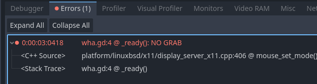 Setting mouse mode to captured while the window is minimized results in an error · Issue #78585 ...