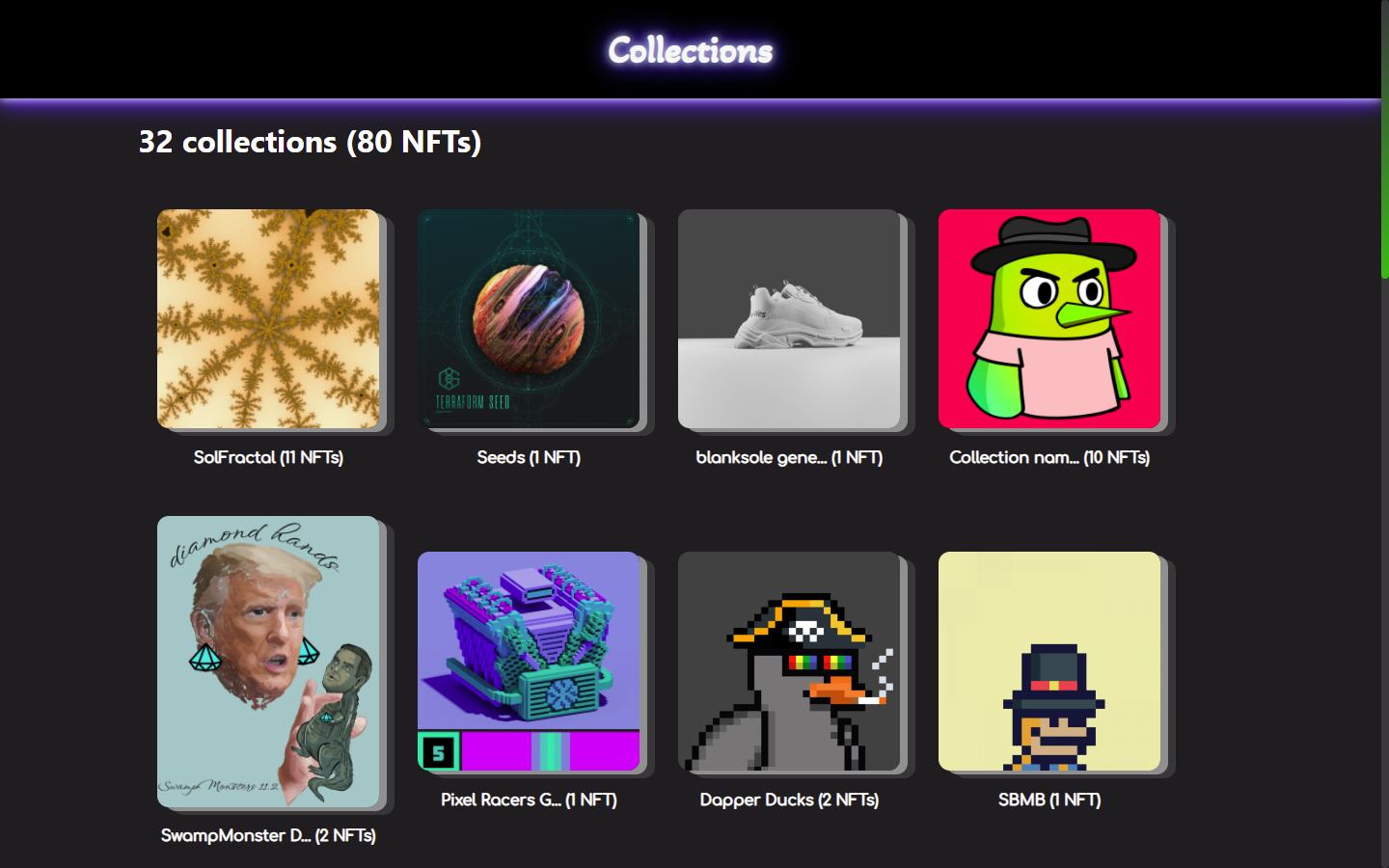 GitHub - shAsh8bit/NFTs-Gallery: an app to view NFTs holding for a ...