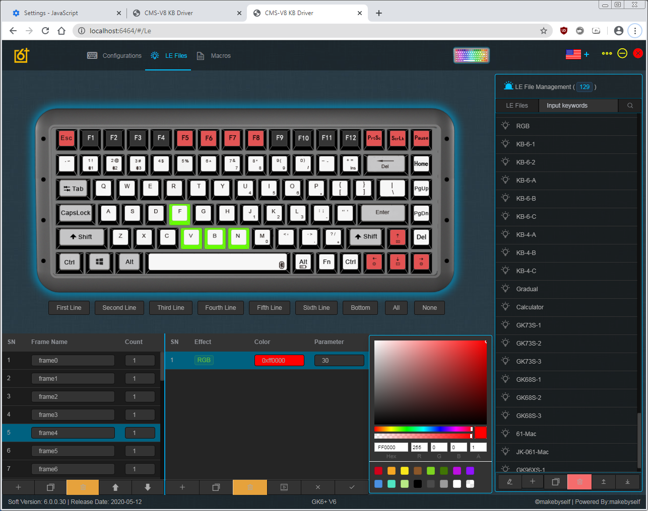 Lighting effect types and Specific color gradient · Issue #36 ...
