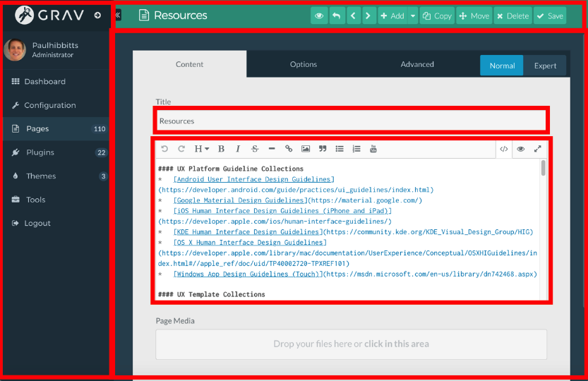 Accessibility contrast issues on admin account creation form · Issue #1308 · getgrav/grav-plugin ...