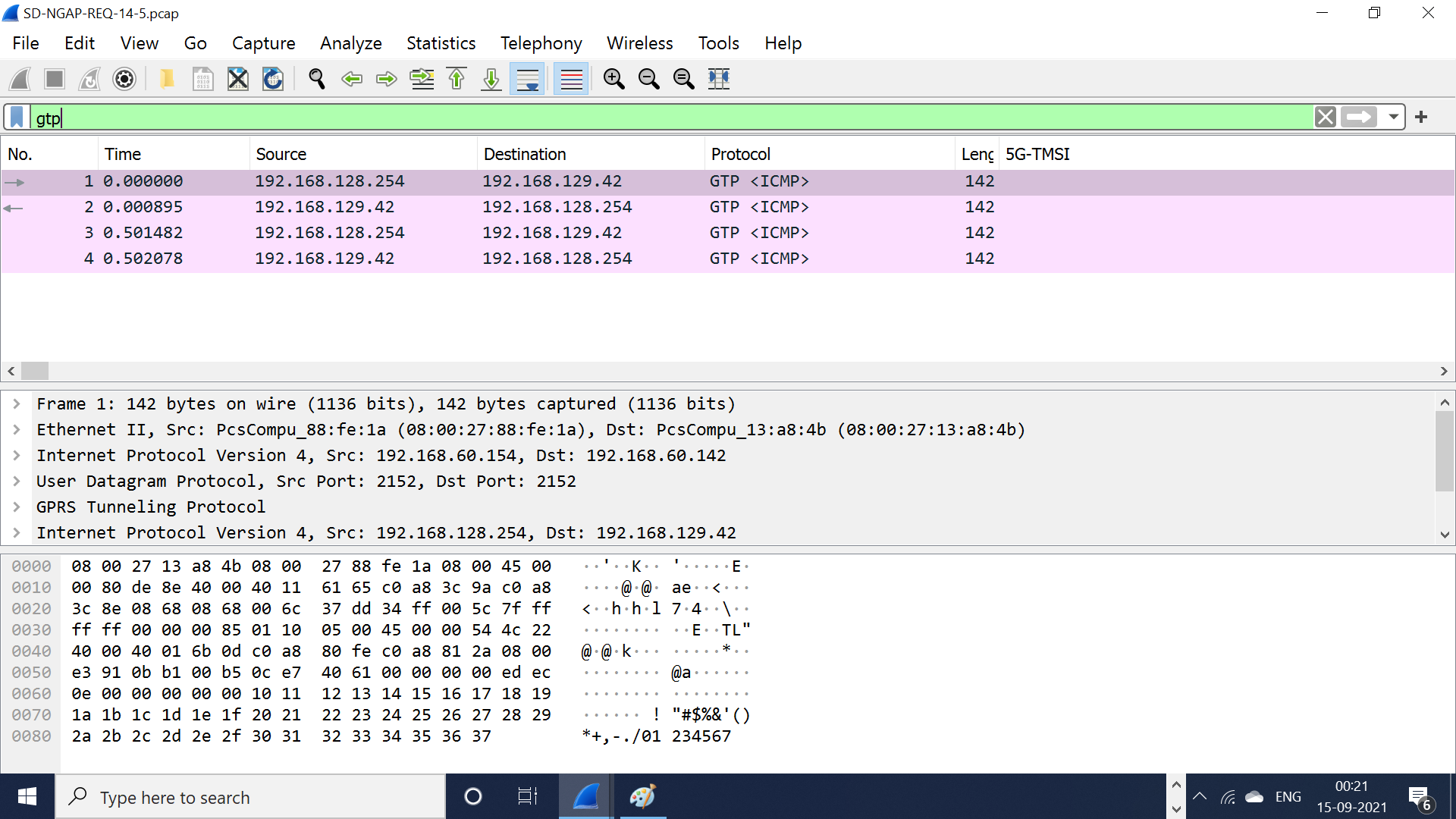 Magma SA Regression | TeraVM | Downlink GTP packets are not flowing ...