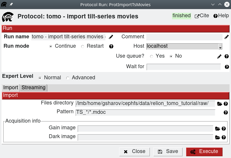 import ts movies from mdoc issues · Issue #134 · scipion-em/scipion-em-tomo · GitHub