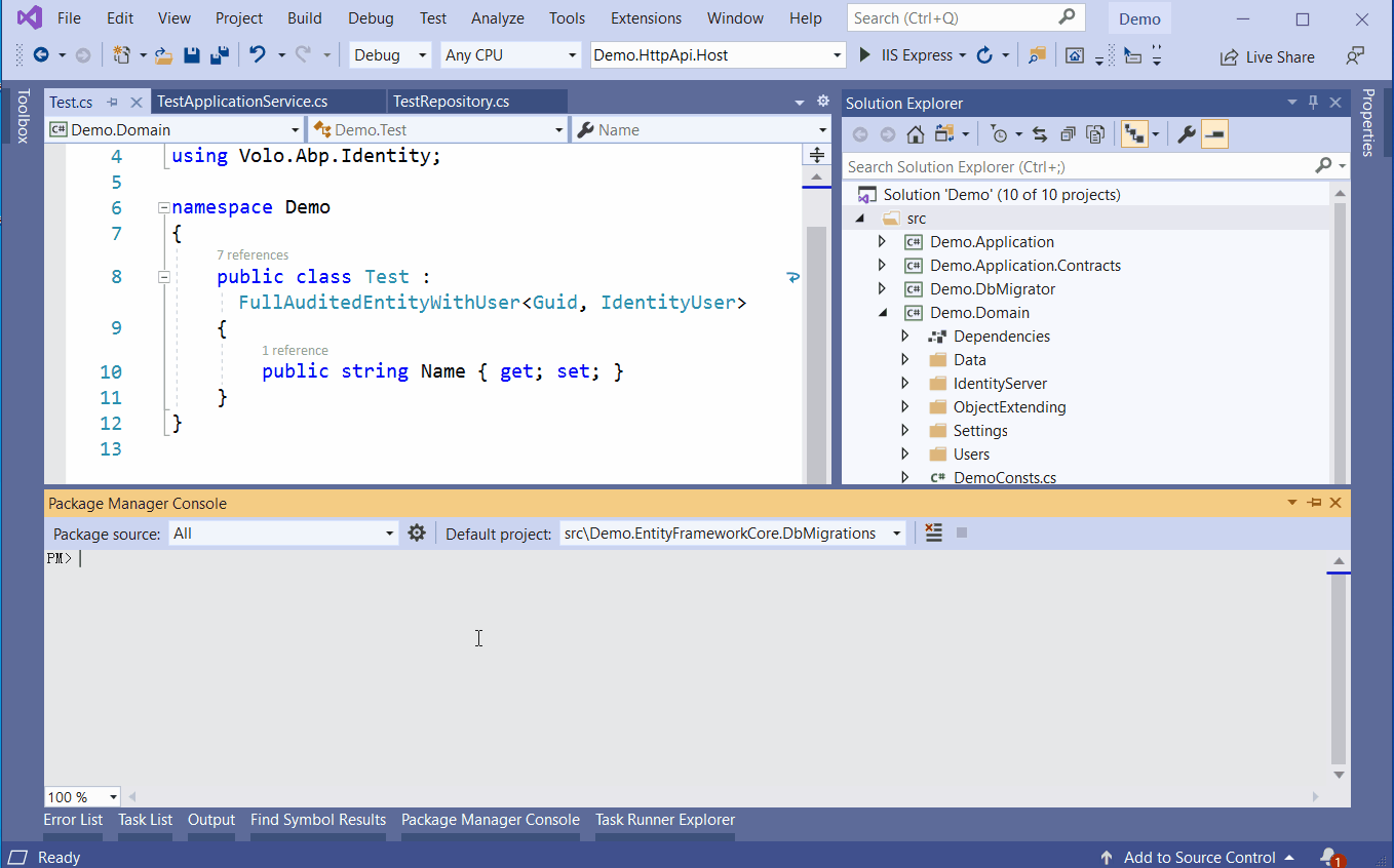 How To Add Navigation Property To An Entity Of A Dependen Module · Issue 3807 · Abpframework