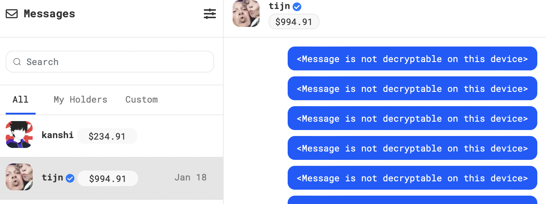 V2 0 1 Messages Not Filtering Out The Viewing User · Issue 278 · Deso Protocol Backend · Github