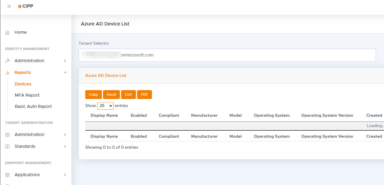 Bug: Middle click navigation on menu items opens broken tabs. · Issue #139 · KelvinTegelaar/CIPP ...