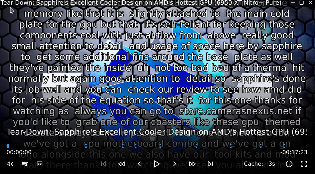 YouTube subtitle bug · Issue #10200 · mpv-player/mpv · GitHub