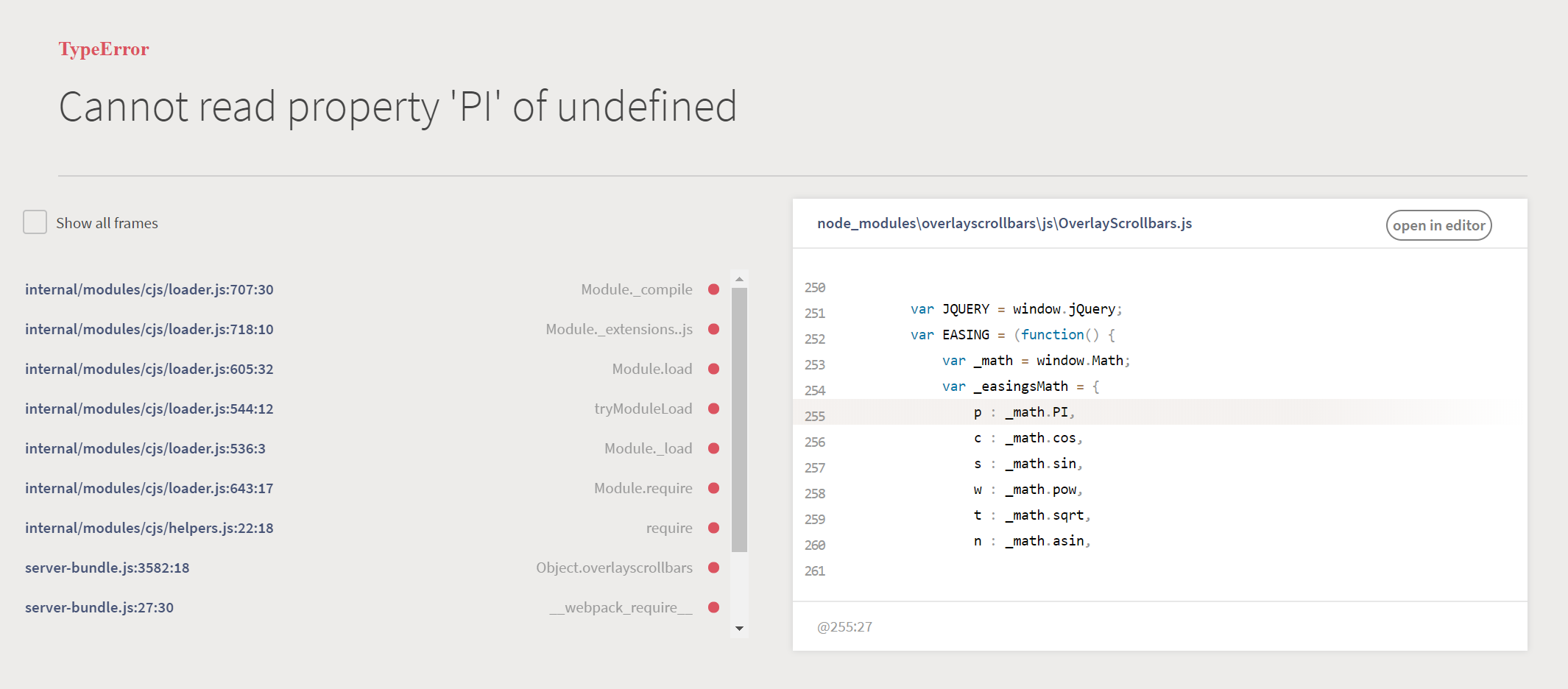 Cannot read property 'PI' of undefined · Issue #70 · KingSora ...