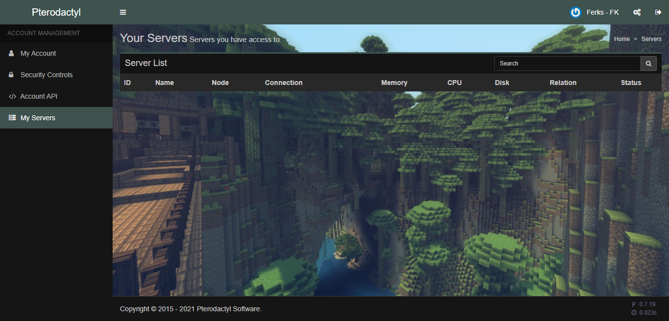 GitHub - Ferks-FK/Pterodactyl-AutoThemes: Themes Installation Script for Pterodactyl 0.7 and 1.x