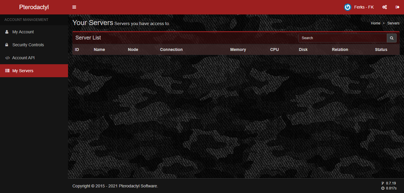 GitHub - Ferks-FK/Pterodactyl-AutoThemes: Themes Installation Script for Pterodactyl 0.7 and 1.x