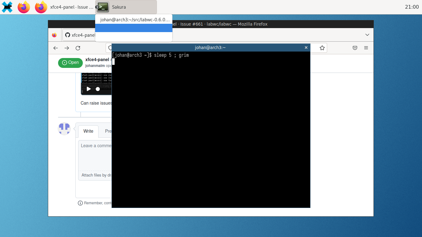 xfce4-panel · Issue #661 · labwc/labwc · GitHub