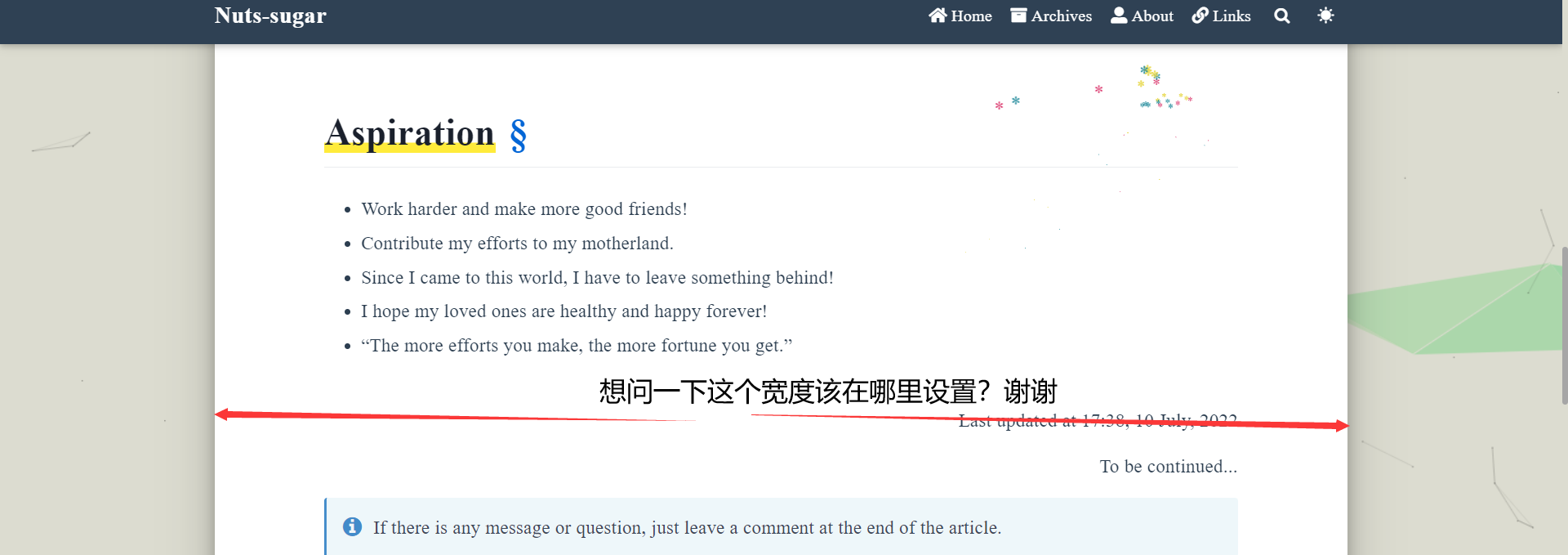 关于fluid主题各个页面内容边框宽度和页面背景的设置问题 · Issue #804 · fluid-dev/hexo-theme-fluid · GitHub