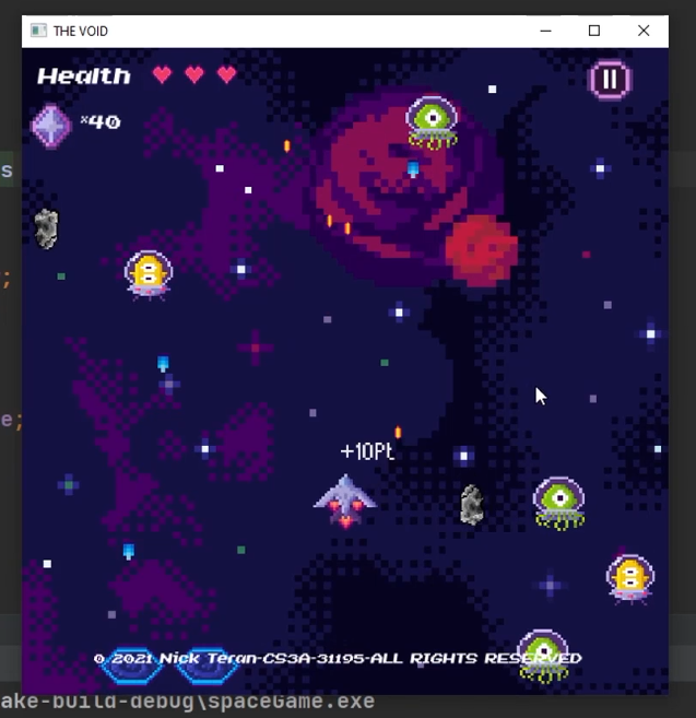 GitHub - WhenitStarted/SpaceGameFinalProject: SpaceGame in C++ using SFML