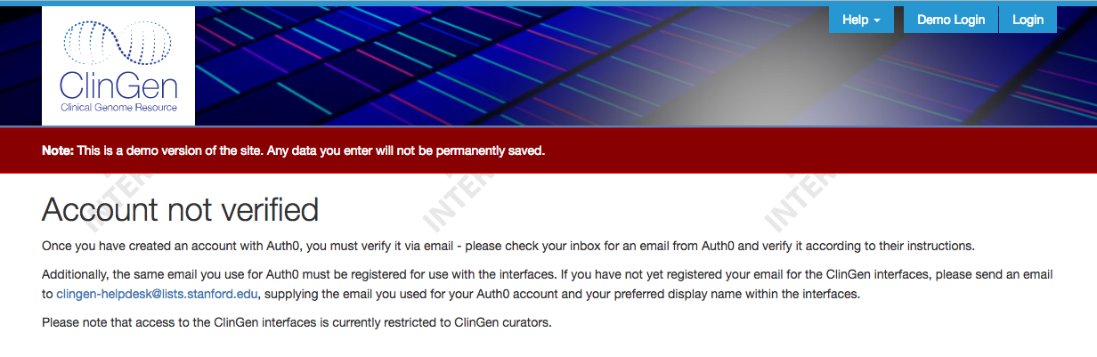 Update text on landing page for unregistered users that have gone ...